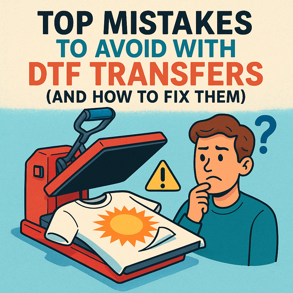 Top DTF Transfer Mistakes and How to Fix Them