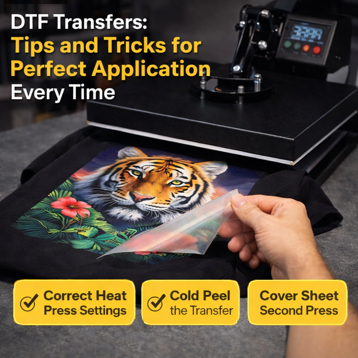 DTF Transfers: Tips and Tricks for Perfect Application Every Time