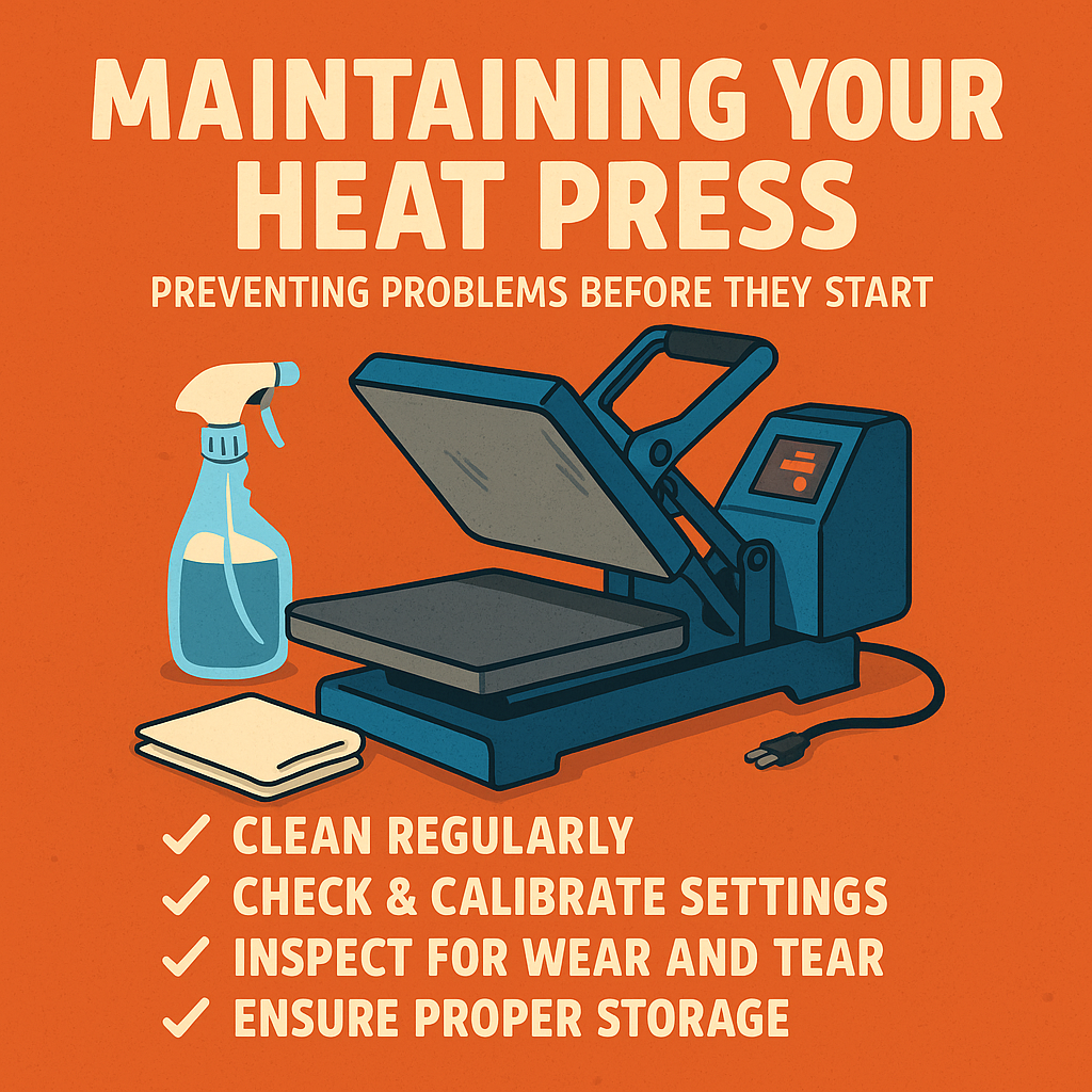 Maintaining Your Heat Press: Preventing Problems Before They Start