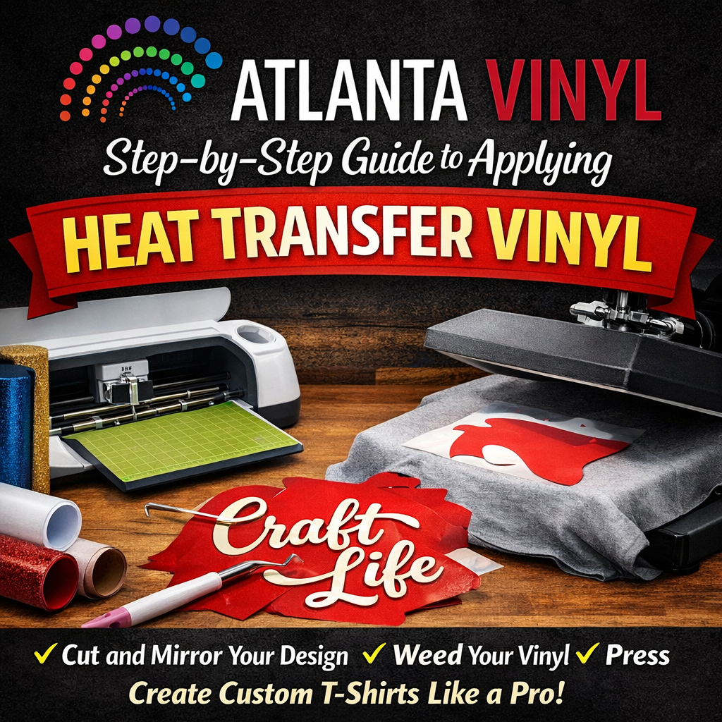 Step-by-Step Guide to Applying Heat Transfer Vinyl | Atlanta Vinyl Blog