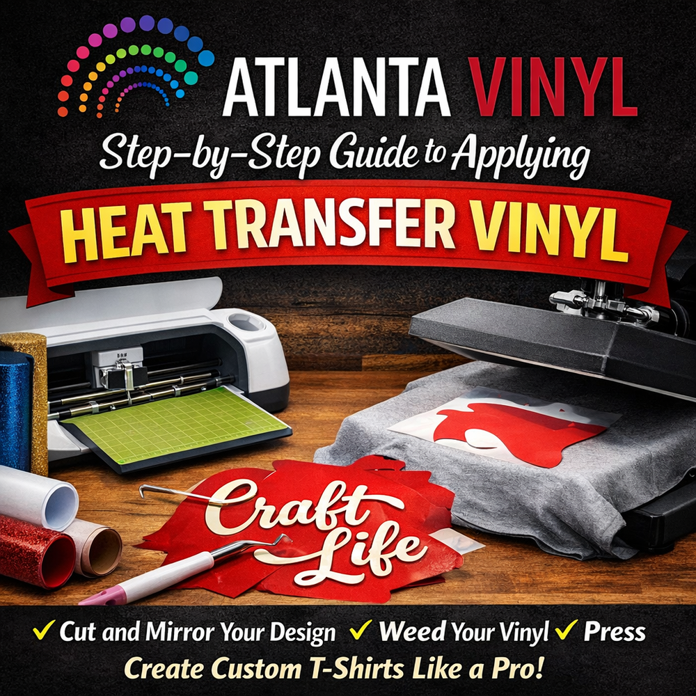 Step-by-Step Guide to Applying Heat Transfer Vinyl | Atlanta Vinyl Blog