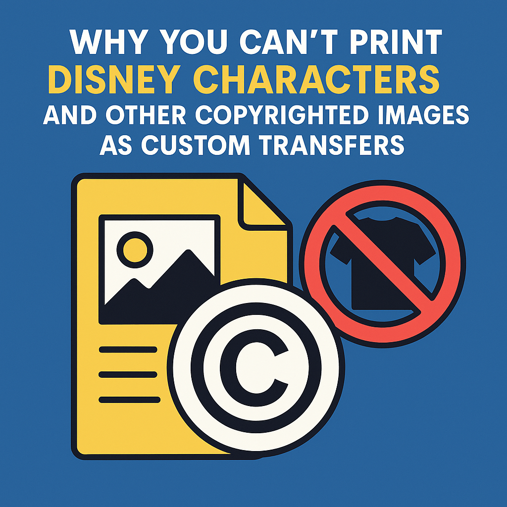 Why You Can't Print Disney Characters and Other Copyrighted Images as