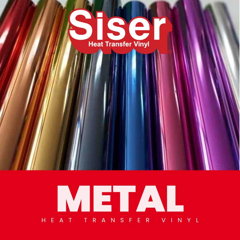 Siser Metal HTV Heat Transfer Vinyl | Atlanta Vinyl
