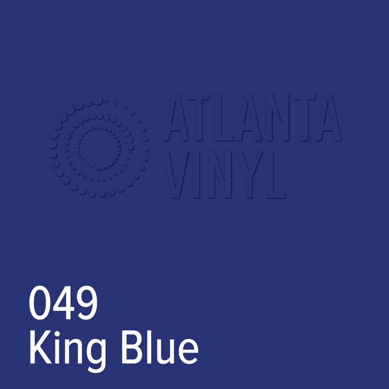 049 King Blue Oracal 651 Permanent Vinyl (24" Roll)