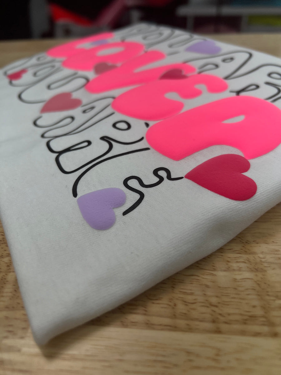 Valentine Colors 3D Puff Heat Transfer Vinyl (HTV) Bundle (7-Colors)