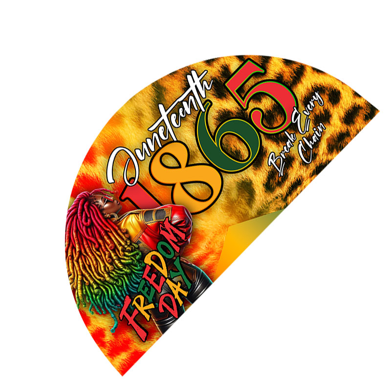 Juneteenth 1865 Break Every Chain (Sublimation Transfer for Clack Fan)