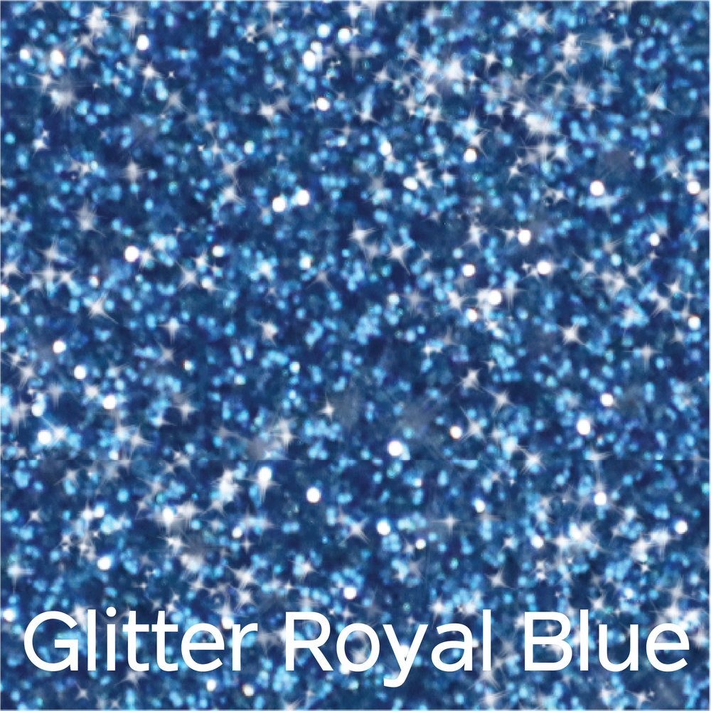 Royal Blue Glitter PARART 3D Puff Heat Transfer Vinyl (HTV) - Atlanta Vinyl