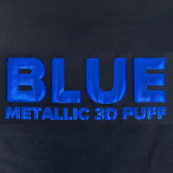 Blue Metallic PARART 3D Puff Heat Transfer Vinyl (HTV)