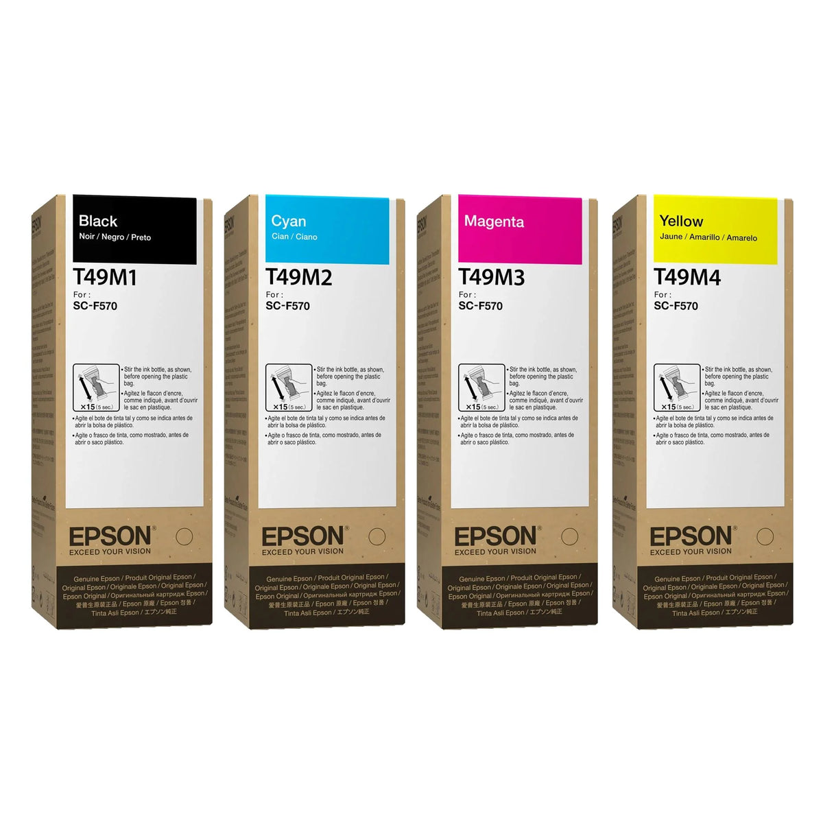 Genuine Epson Dye-Sublimation Ink for Surecolor F170/F570