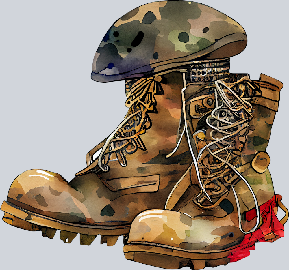 Military Boots 4 - Atlanta Vinyl