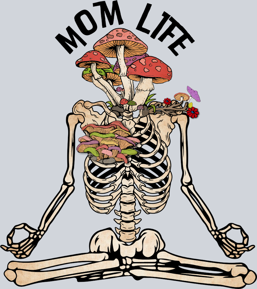 Skeleton Mom Life - STK05509 (DTF Transfers)