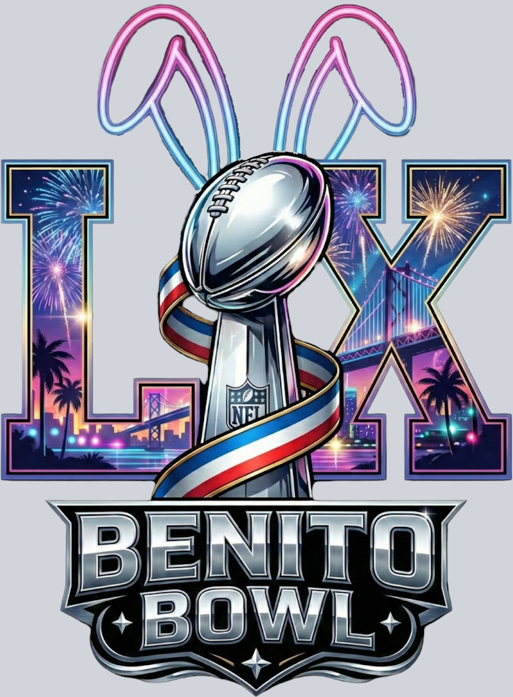 LX Benito Bowl 2026 - STK07589 (DTF Transfers)
