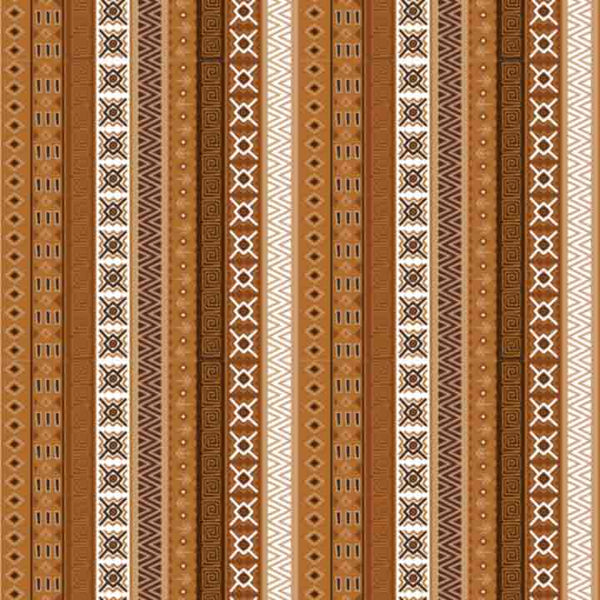 African Pattern - Brown #7 (Sublimation Transfer)
