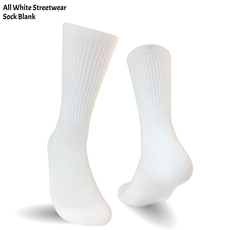 White Printable Socks - Wholesale | Atlanta Vinyl