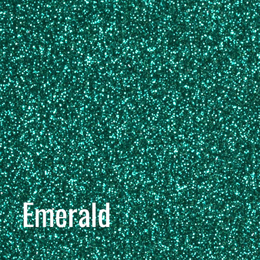 20" Emerald Glitter Heat Transfer Vinyl | Siser Glitter HTV