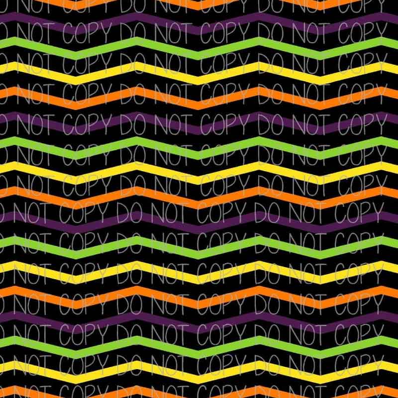 Halloween Chevron Background